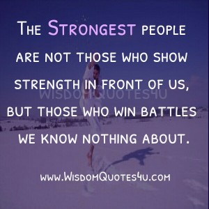 A strong Man can handle a strong Woman - Wisdom Quotes